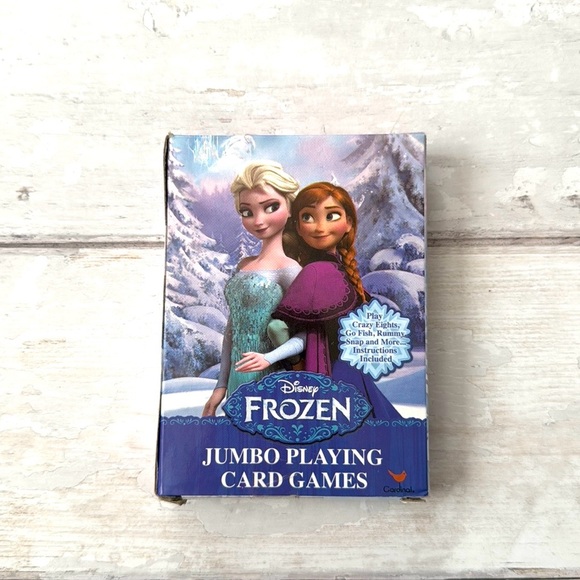 Disney | Toys | Disney Frozen Jumbo Playing Card Games Girls Toys Game ...